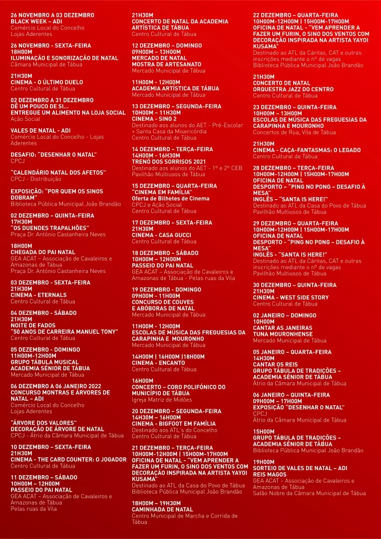 Portal Municipal de Tábua